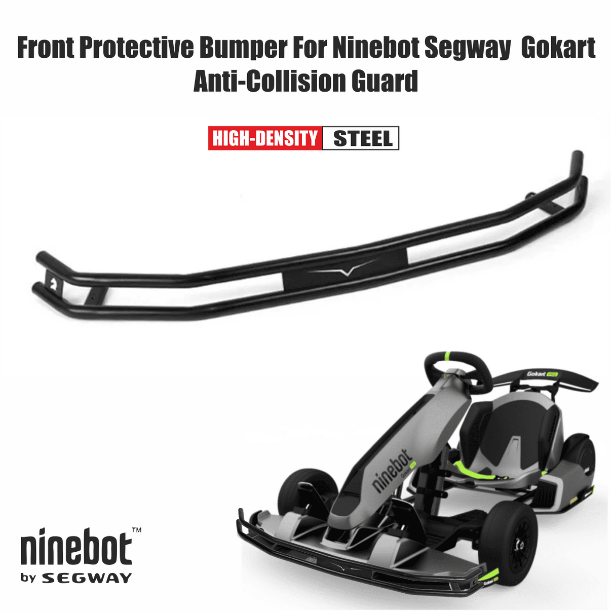 Front Protective Steel Bumper For Ninebot Segway Gokart Anti-Collision ...